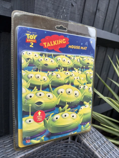 RARE VINTAGE DISNEY Toy Story 2 Alien Mouse Mat Pad Talking New £13.95 ...