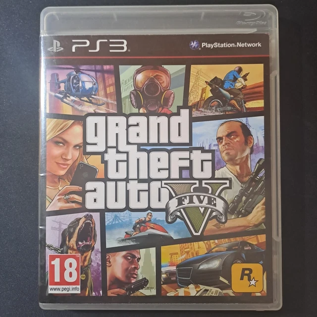 GRAND THEFT AUTO V Gta V Ps3 Playstation 3 - Pal Eur EUR 12,90 ...