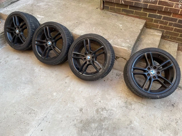 BMW 18& M dual spoke 261 Alloy Wheel Gloss Black - BMW 1 Series E82 E81 ...