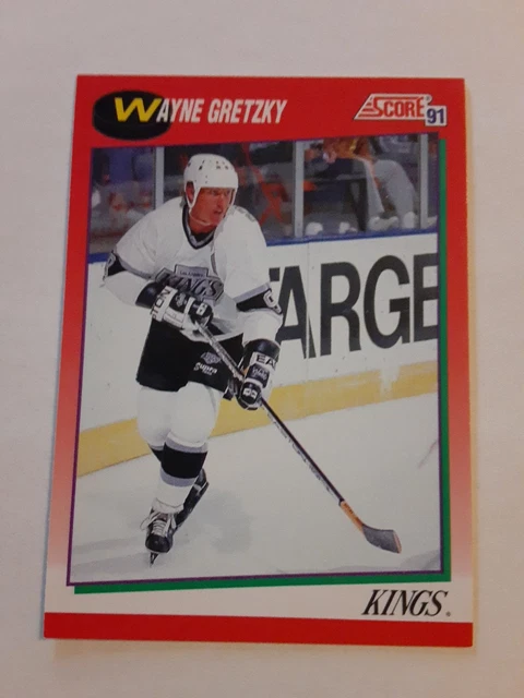 WAYNE GRETZKY LOS Angeles Kings 1991-92 Score Canadian English #100 Hockey Card $0.99 - PicClick CA