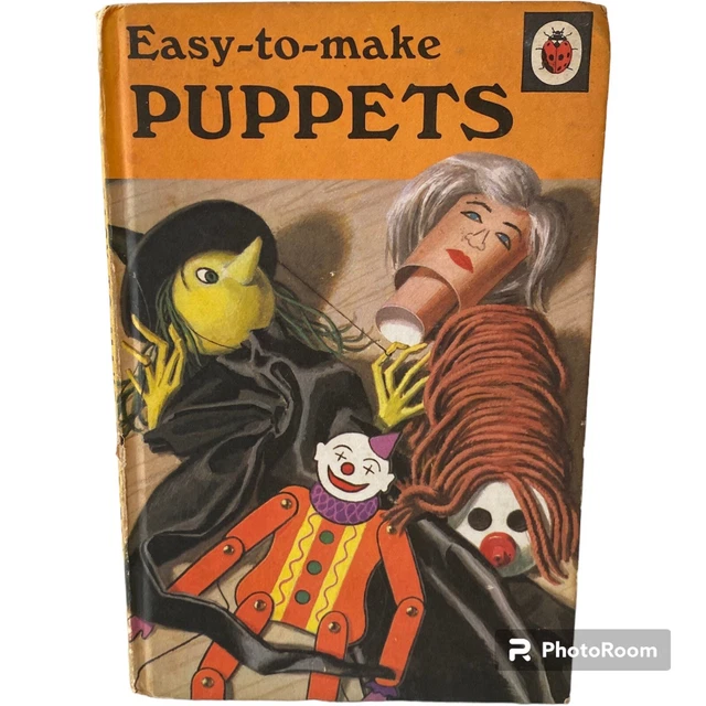 EASY TO MAKE Puppets Vintage 1973 Ladybird Book Craft Paper Mache ...