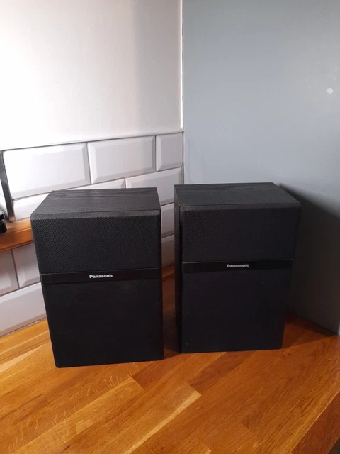 VINTAGE PANASONIC SPEAKERS SB-ZM10 4 Ohms Impedance 10 W Input £29.99 - PicClick UK