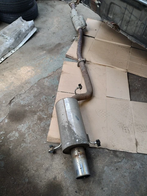 SUBARU IMPREZA WRX STI PRODRIVE EXHAUST Cat Back Stainless Back Box ...