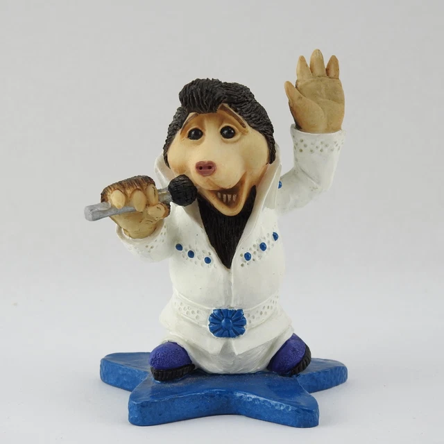 VINTAGE MOLE FIGURINE Molenniums Elvis Elvismole Doverdale Designs 4 ...