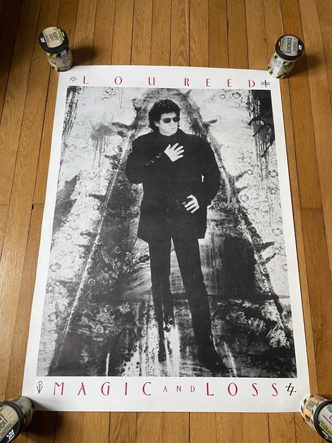 AFFICHE-POSTER ORIGINAL SIZE 61X86Cm Chanteur Rock/Guitare Lou Reed EUR ...