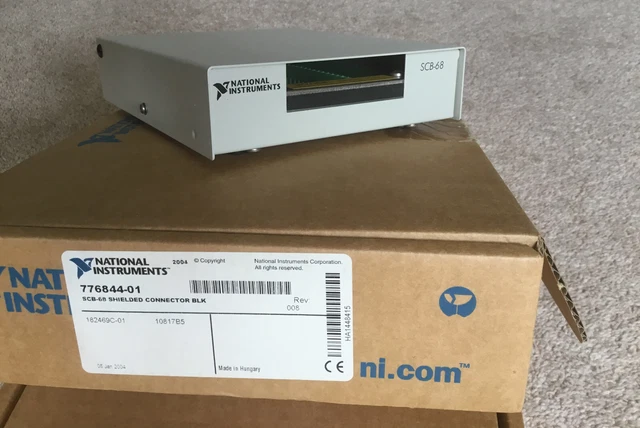 National Instruments Ni Scb 68 Multi Way Shielded Inputoutput Terminal Block £4500 Picclick Uk