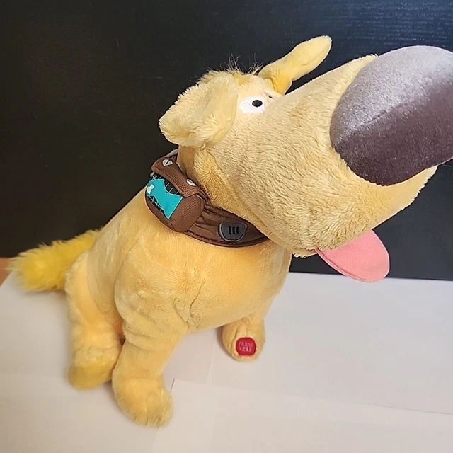 DISNEY STORE MOVIE UP Doug Dog Talking Plush Stuffed Animal Toy Yellow ...