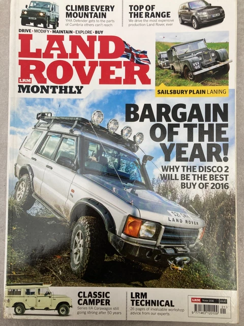 LAND ROVER MONTHLY Magazine - Winter 2016 - Range Rover, Disco 2, SIIA ...