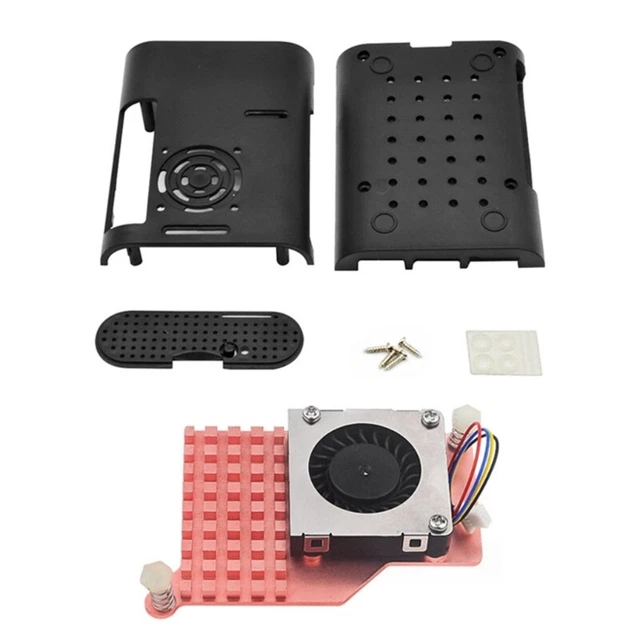 For Rpi 5 Passive Cooling Box Optional Cooling Fan Heatsinks For Rpi5