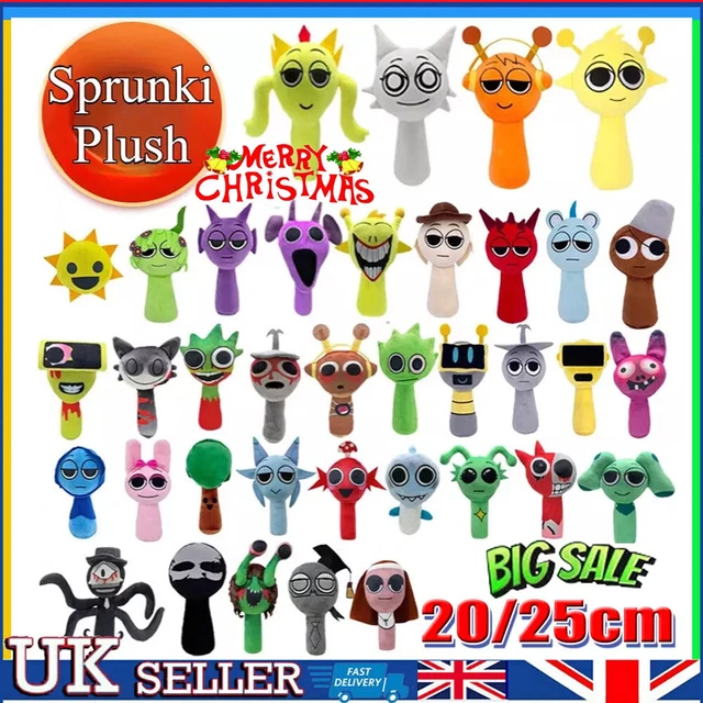 SPRUNKI PLUSH TOY Simon Oren Winda Sprunki Character Doll Plush Toy ...