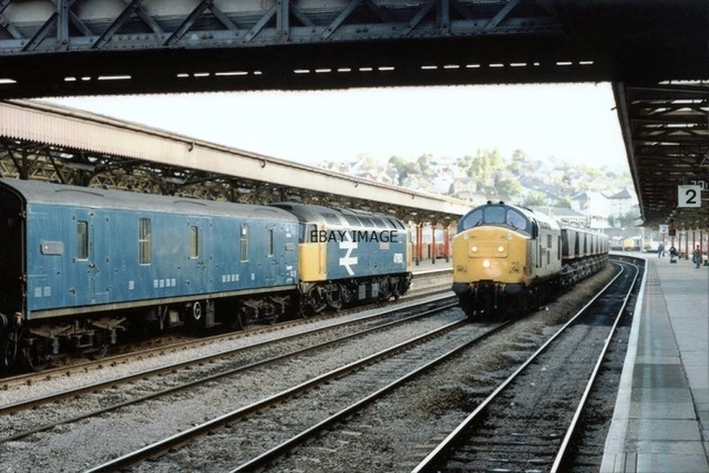 PHOTO CLASS 47 Loc 47603 And Class 37 37901 At Newport 1991 £2.35 ...