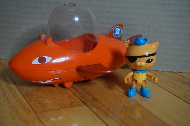 FISHER PRICE OCTONAUTS Gup-B Orange Tiger Shark Submarine Kwazii w ...