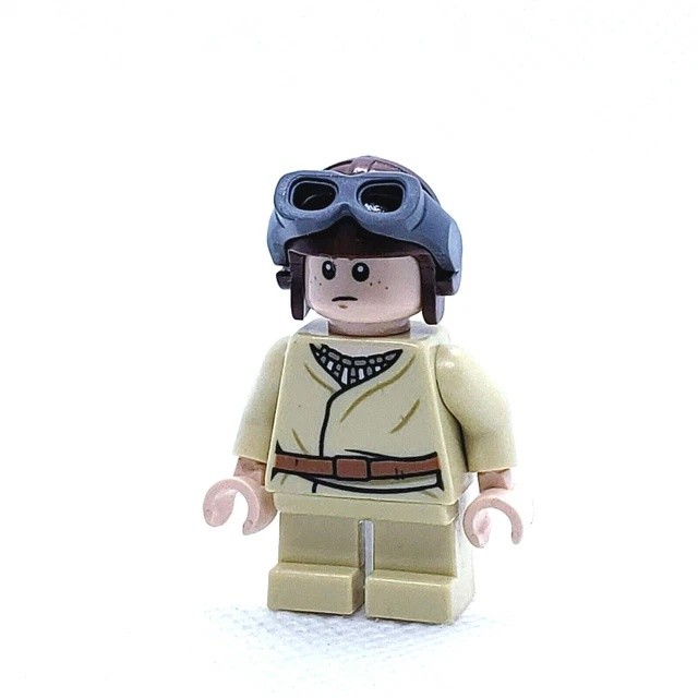 LEGO MINIFIGURE STAR Wars Anakin Skywalker Short Legs Aviator Cap ...