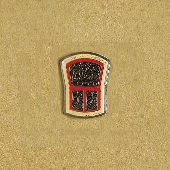 15 ANNUAL N.A.F.C. Conference 1985 Native Friendship Center Lapel Pin ...