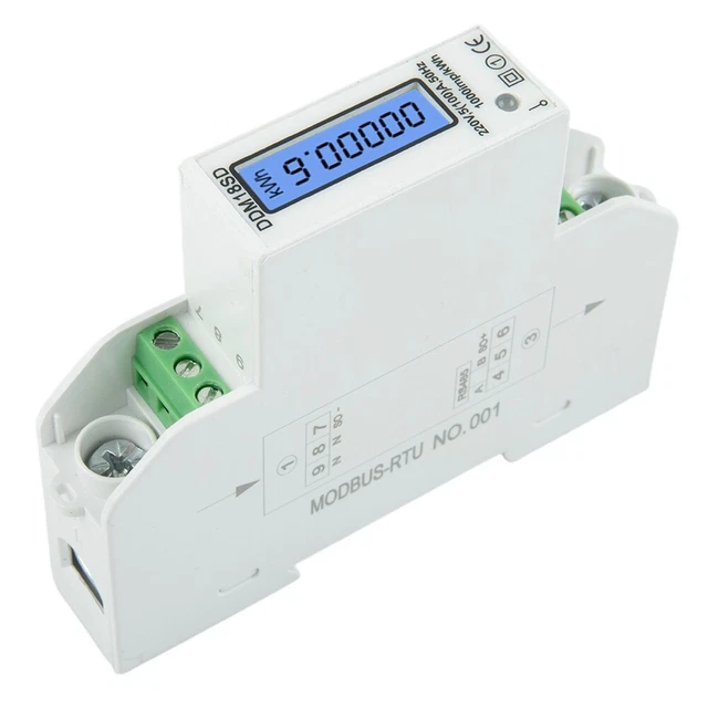 LIQUID CRYSTAL DISPLAY Energy Meter Multifunctional Part Single-phase ...