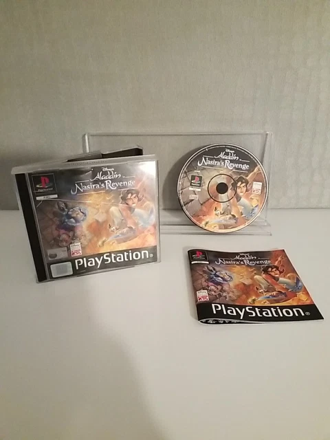 DISNEYS ALADDIN IN NASIRAS REVENGE PS1 GAME BLACK LABEL Pal Uk £9.99 - PicClick UK