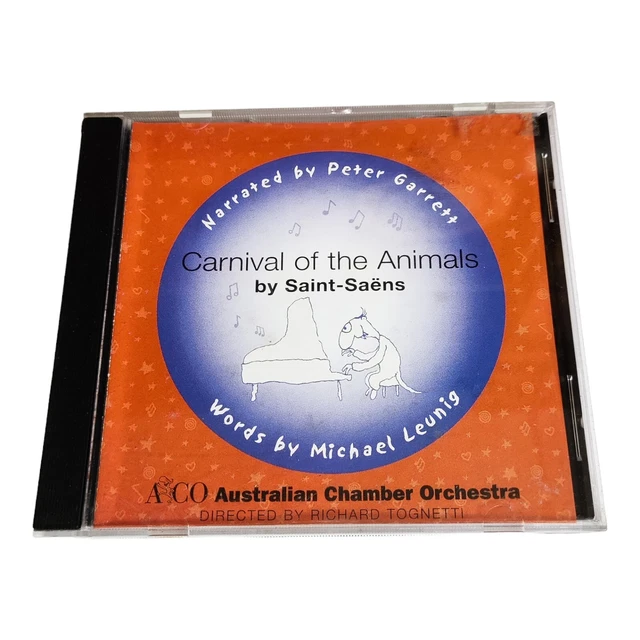 SAINT-SAËNS CARNIVAL OF The Animals CD - ACO, Michael Leunig, Peter ...