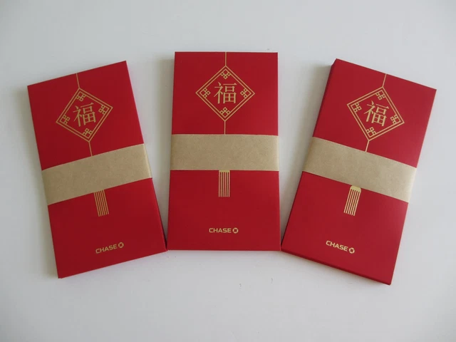 🔥 24-PACK OF 2023 JPMorgan Chase Bank Red Envelopes Chinese Lunar New ...