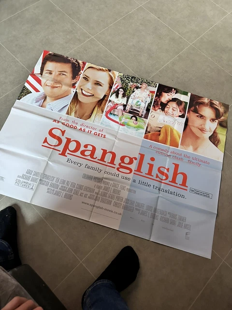CINEMA POSTER: SPANGLISH 2004 (Quad) Adam Sandler Téa Leoni £5.99 ...