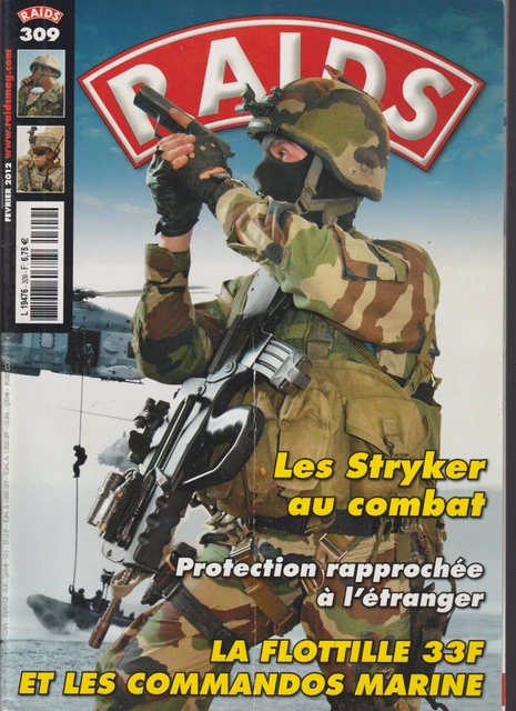 RAIDS N°309 STRYKER / Flottille 33F Commando Marine / Protection ...