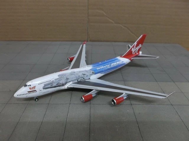 BOEING 747-400 G-VLIP Virgin Atlantic 1:400 scale model from JC Wings ...