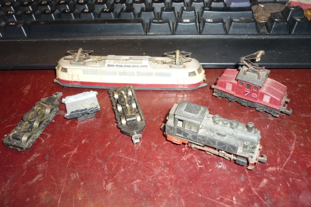 LOT 3 LOCOMOTIVE motrice echelle N arnold rapido train electrique EUR 20,00 - PicClick FR