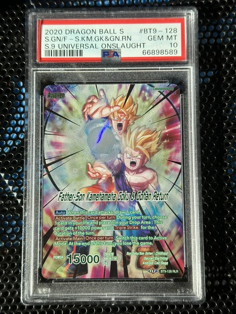 DRAGON BALL SUPER card Father Son Kamehameha Goku Gohan Bt9-128 PSA 10 Gem Mint EUR 42,78 ...