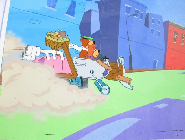 FENDER BENDER YOGI BEAR 1990 Hanna-Barbera ORIGINAL PRODUCTION CEL ...