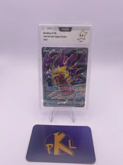 CARTE POKÉMON GIRATINA V FA 185/196 EB11 Origine Perdue FR PCA 9.5 EUR 45,90 - PicClick FR