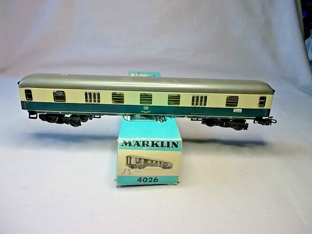 MÄRKLIN H0 4026 D-Zug- Gepäckwagen DB / Blech in OVP EUR 12,06 - PicClick DE