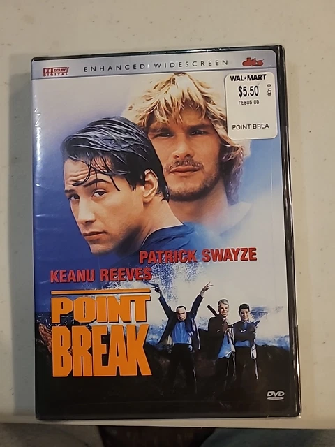 POINT BREAK DVD 1991 Keanu Reeves, Patrick Swayze $10.00 - PicClick