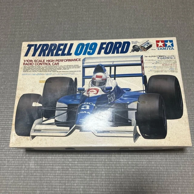 VINTAGE TAMIYA 1/10 RC Tyrell 019 Ford Electric Racing Car Kit Rare ...