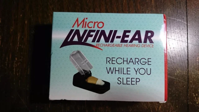 MICRO INFINI EAR rechargeable hearing device new £19.50 - PicClick UK