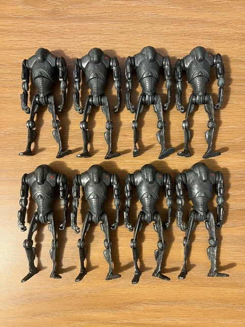 STAR WARS ROTS Super Articulated Super Battle Droid Lot Of 8 Read ...