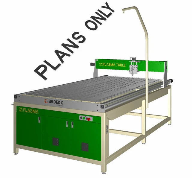 CNC PLASMA CUTTING Table 8'x4' (2450x1250) DIY Plans £50.26 - PicClick UK