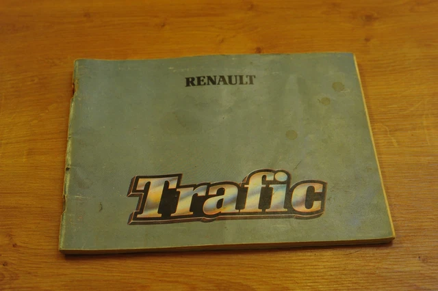 RENAULT TRAFIC MK1 Owners Handbook T800, T1000, T1100, T1400 £7.54 ...
