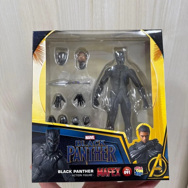 FIGURA DE ACCIÓN MAFEX No.091 Black Panther H160 mm Marvel 2018 Medicom ...