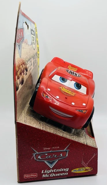 DISNEY PIXAR CARS World Of Cars Lightning Mcqueen Shake N Go Fisher ...