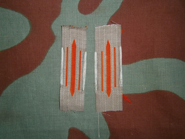 LITZEN POLICE, RANK German Collar Tabs, Feldgendarmerie Military Police ...