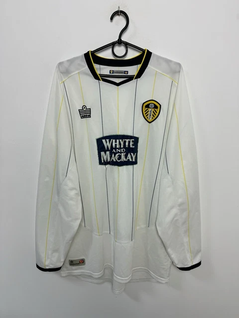 LEEDS UNITED 2005/2006 Home Football Long Sleeve Admiral Shirt Jersey ...