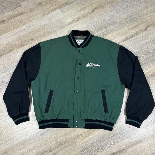 VINTAGE AC DELCO Transmission Engine Logo On Back Official Jacket ...