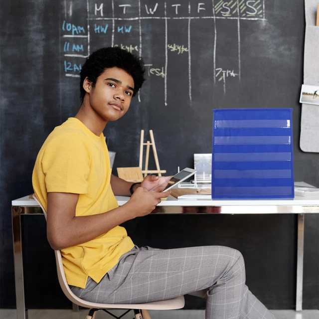 SMALL POCKET CHART for Classroom Preschool Pocket Chart Desk Pockets ...