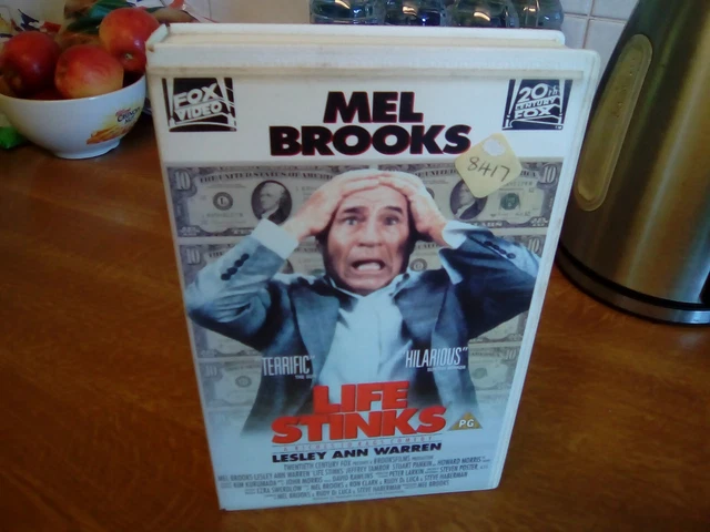 LIFE STINKS VHS Mel Brooks Lesley Ann Warren + Video Shop Poster £3.99 ...