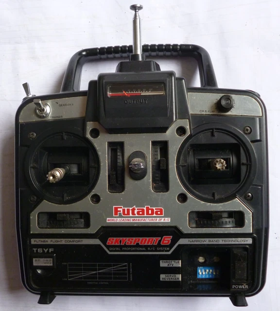 RIPMAX FUTABA 35MHZ Skysport T6YF Transmitter Ideal Buddy Box- Glider ...