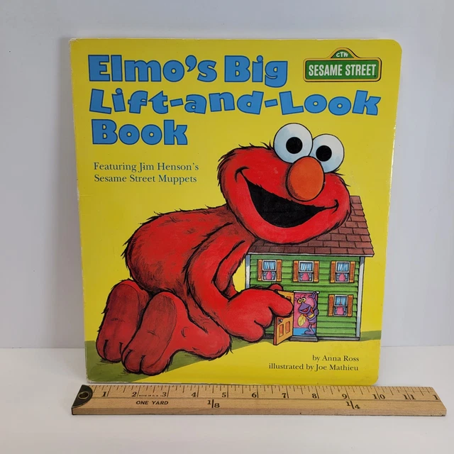ELMO'S BIG LIFT-AND-LOOK Book : Featuring Jim Henson's Sesame Street ...