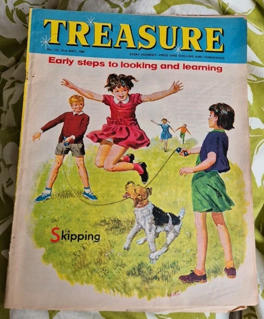 TREASURE MAGAZINE VINTAGE British 1960s Childrens Comic No 123, 22nd ...