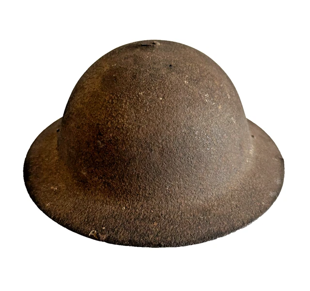 WW1 BRITISH ARMY Brodie Helmet Semi Relic Sturdy Great War Original ...