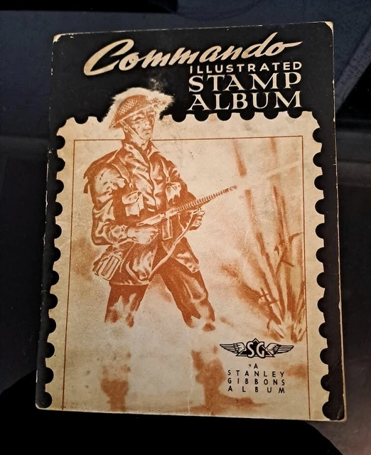 RARE STANLEY GIBBONS Commando 3028 Stamp Album 1940s £10.73 - PicClick UK