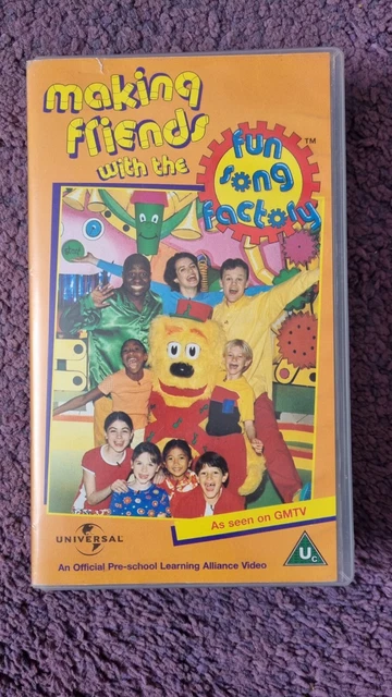 FUN SONG FACTORY Making friends VHS VIDEO Featuring Justin Fletcher (Mr ...