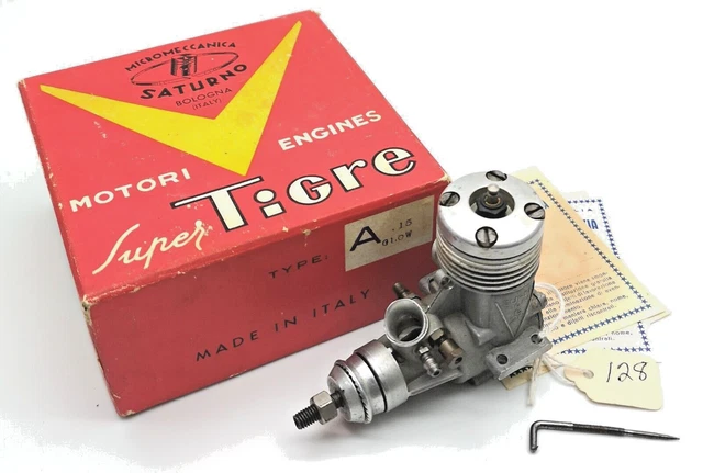 JIM WARNOCK SUPER Tigre G 20 free flight model aircraft engine 1962 £ ...